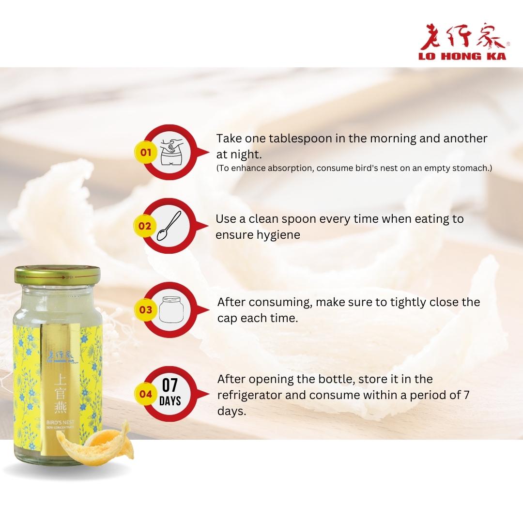 Lo Hong Ka Bird’s Nest Gift Box 150gx4 Bottles – JinYeYe Singapore